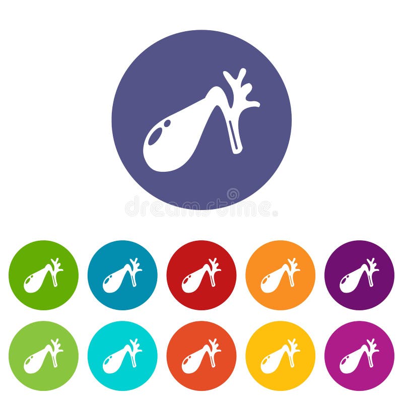 Gallbladder Icon, Outline Style Stock Vector - Illustration of ...