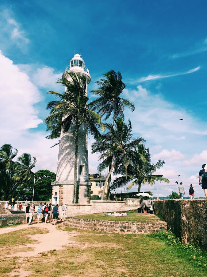 Light House In Galle Fort - Sri Lanka Stock Photo - Image of landmark ...