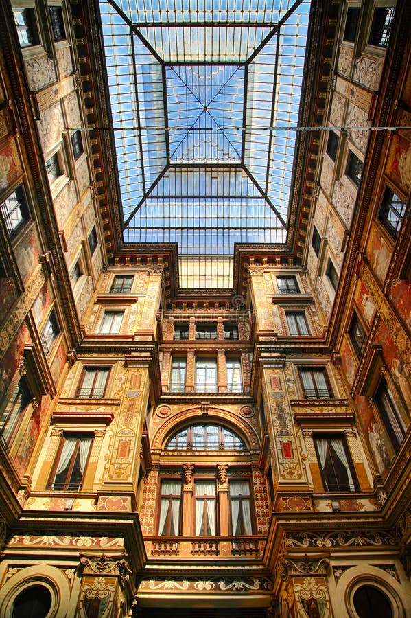 Galleria Sciarra in Rome stock image. Image of gallery - 30632343