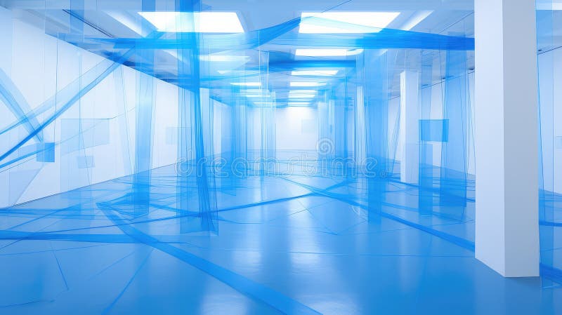 Gallery blue tape stock illustration. Illustration of installation ...