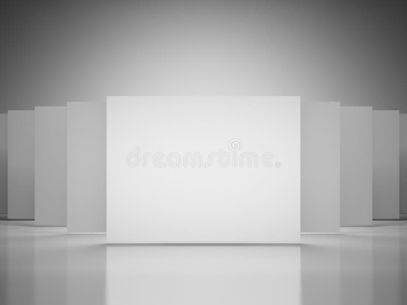 Gallery empty squares stock illustration. Illustration of message ...