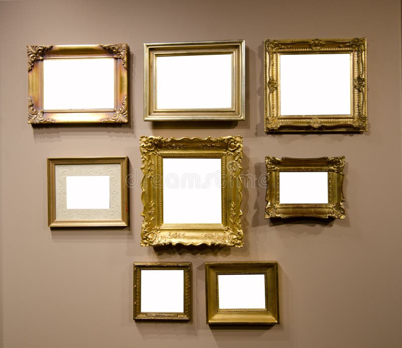 Gallery stock photo. Image of interior, museum, frames - 55768158