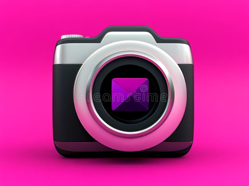 A Gallery Icon with a Modern Image Photo Album in 3D Style for the Web ...