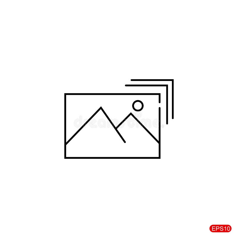 Gallery Icon Symbol. Premium Quality Isolated Image Element Stock ...