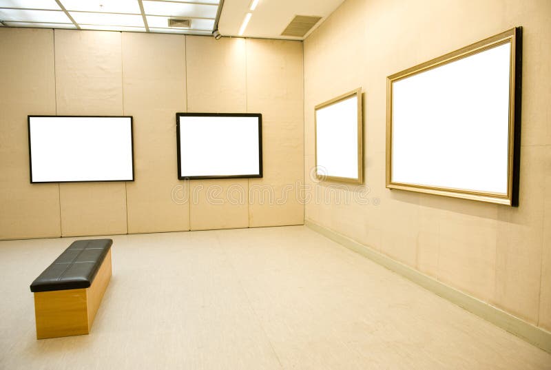 Gallery Interior stock image. Image of hall, creativity - 24022015