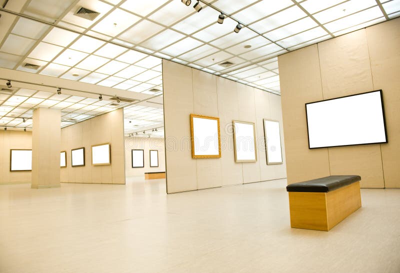 Gallery Interior stock photo. Image of expo, exhibition - 24022028