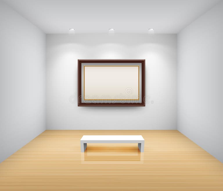 Gallery Interior Empty Stock Illustrations, Vectors, & Clipart ...
