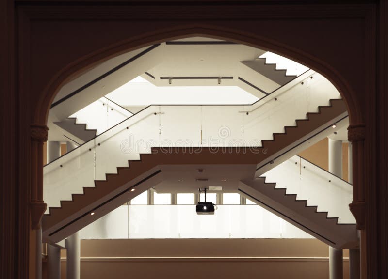 Walking through museum stock photo. Image of hall, architecture - 140188040