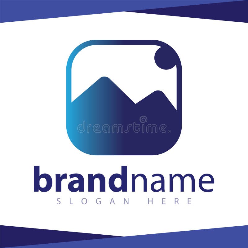 Gallery Logo Icon stock vector. Illustration of typographic - 159026119