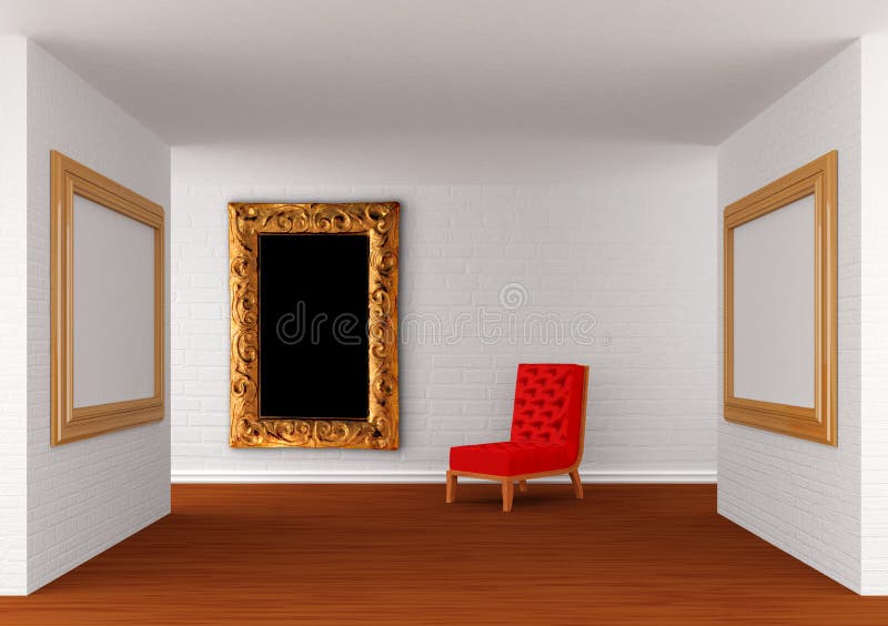 Gallery's Hall With Chair Picture. Image: 19560898