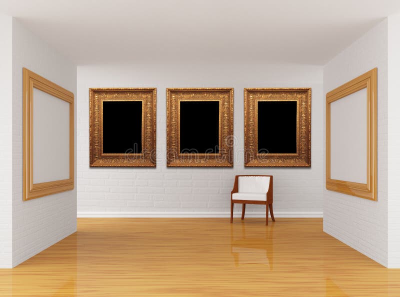 Gallery's Hall With Chair Picture. Image: 19561807