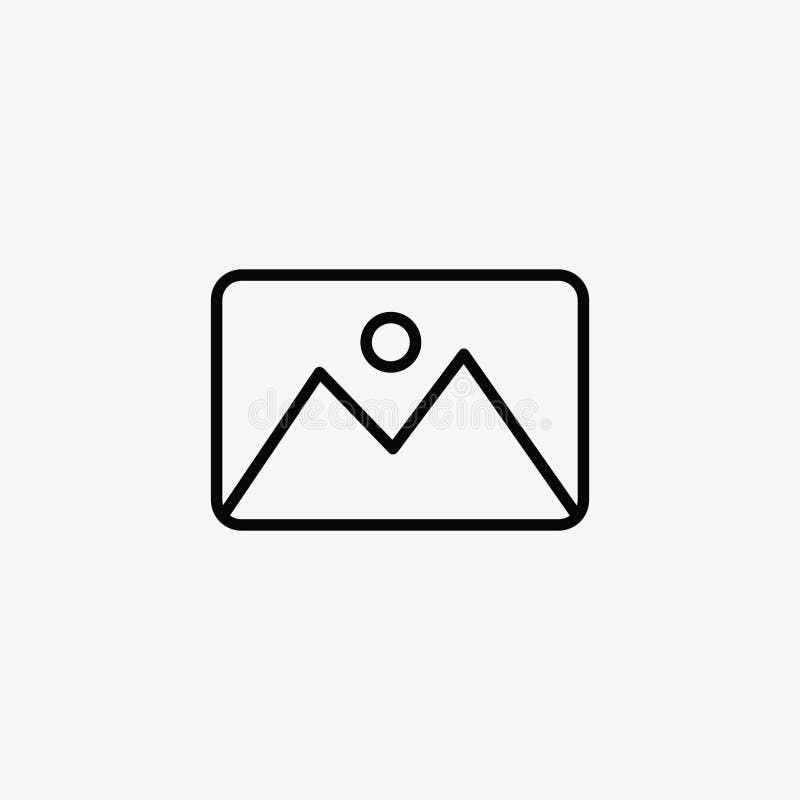 Gallery vecor icon set stock vector. Illustration of photograph - 340944297