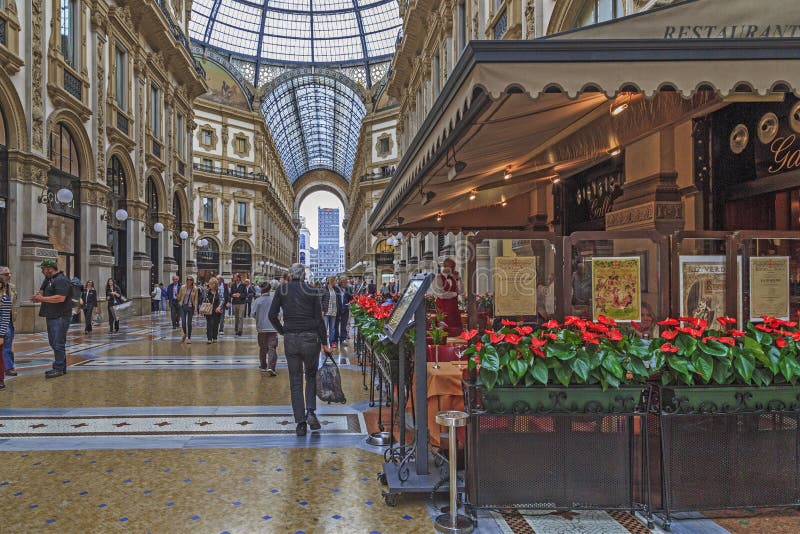 Gallery of Victor Emmanuel II, Milan Editorial Image - Image of passage ...