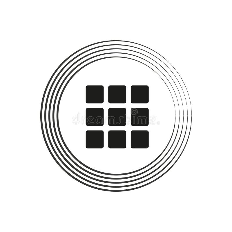 Gallery View Display Options Icon. Vector Illustration. EPS 10 Stock ...