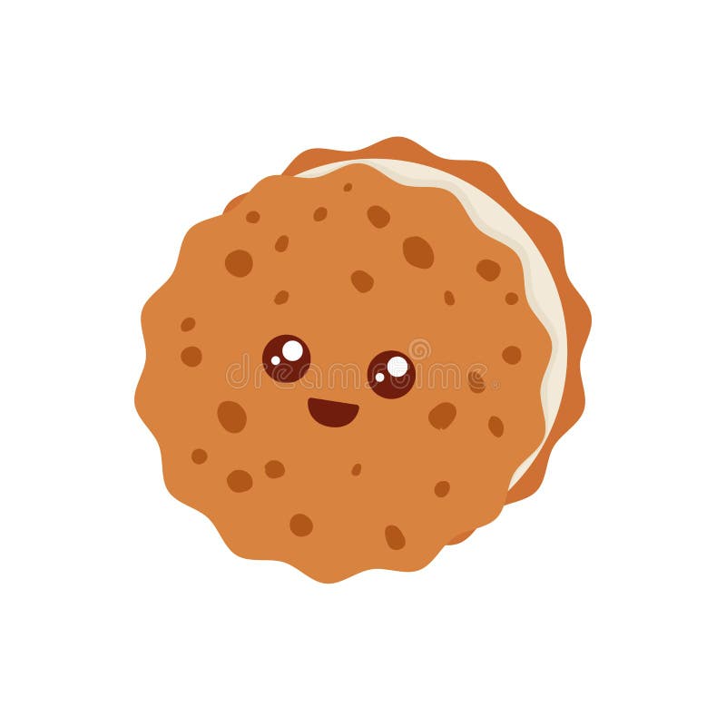 Galleta linda Vector ilustración del vector. Ilustración de torta ...