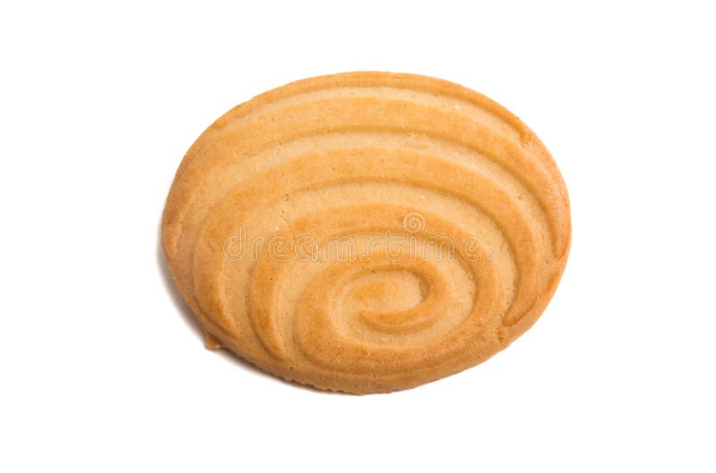 Galleta redonda aislada imagen de archivo. Imagen de galletas - 116820569