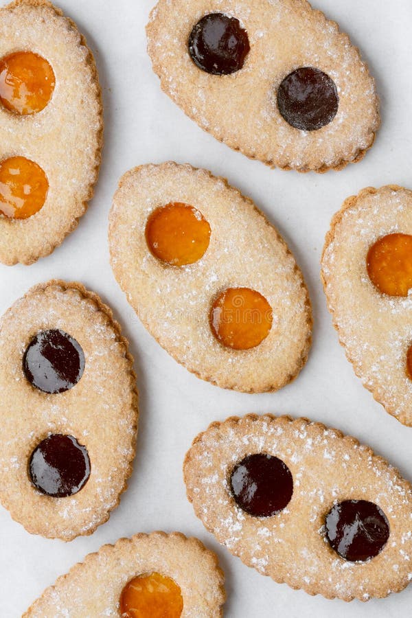 Galletas Del Francés De Romans De Las Lunetas Imagen de archivo ...