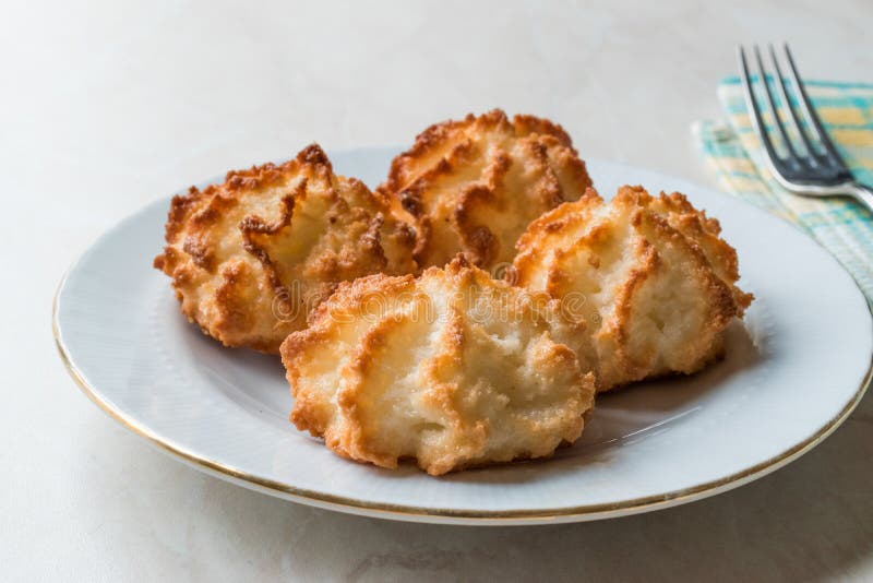 Galletas Del Postre/del Coco De Lor Del Turco Foto de archivo - Imagen ...