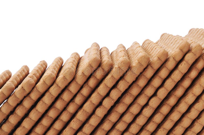 Galletas Rectangulares Con El Chocolate Imagen de archivo - Imagen de ...