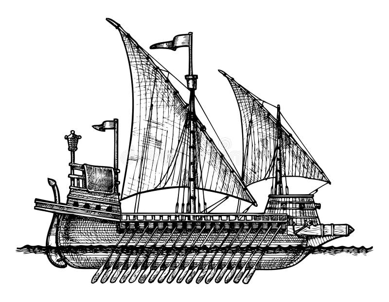 Old ships vector stock vector. Illustration of ornate - 11209831