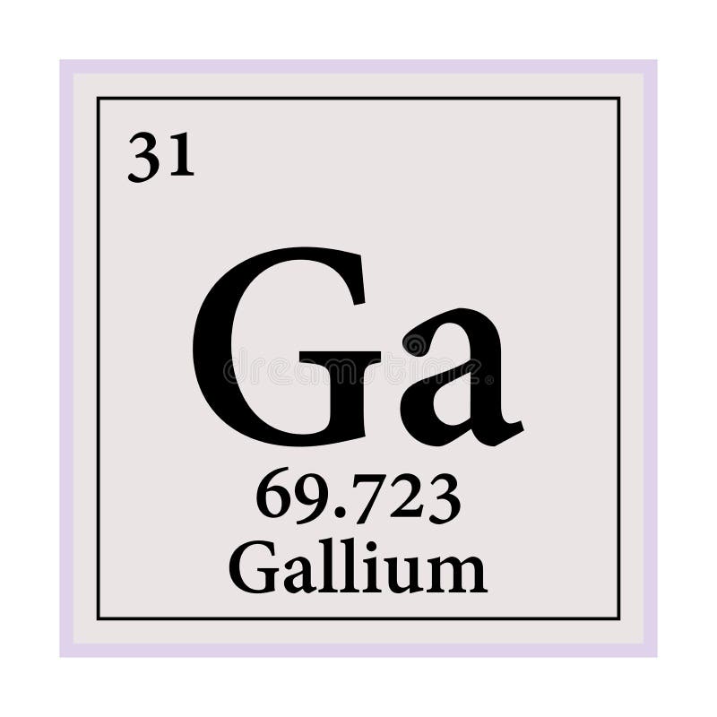 Gallium Periodic Table Stock Illustrations – 371 Gallium Periodic Table ...