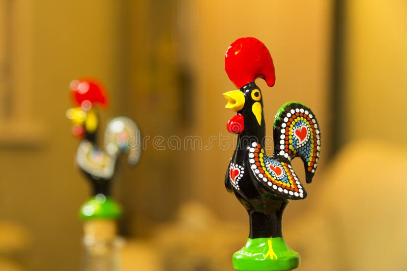 Gallo De Barcelos. Portugal Foto de archivo - Imagen de arte, gallo ...