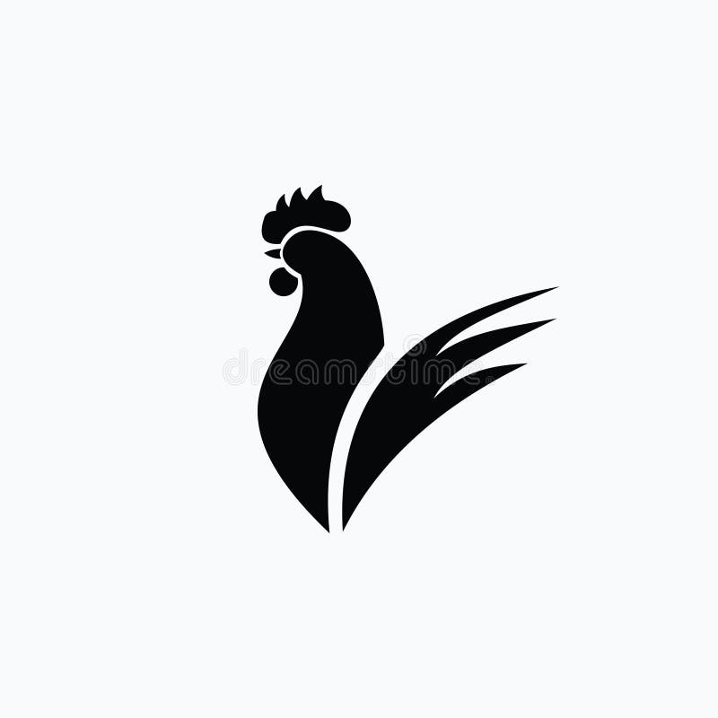 Gallo Logo Vector Template Design Illustration Ilustración del Vector ...