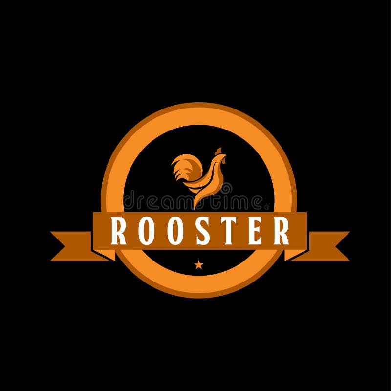Gallo Logo Vector Template Design Illustration Ilustración del Vector ...