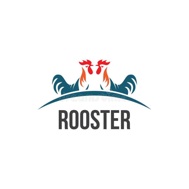 Gallo Logo Vector Template Design Illustration Ilustración del Vector ...