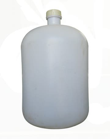Gallon Container Plastic Isolated on White Background Stock Photo ...