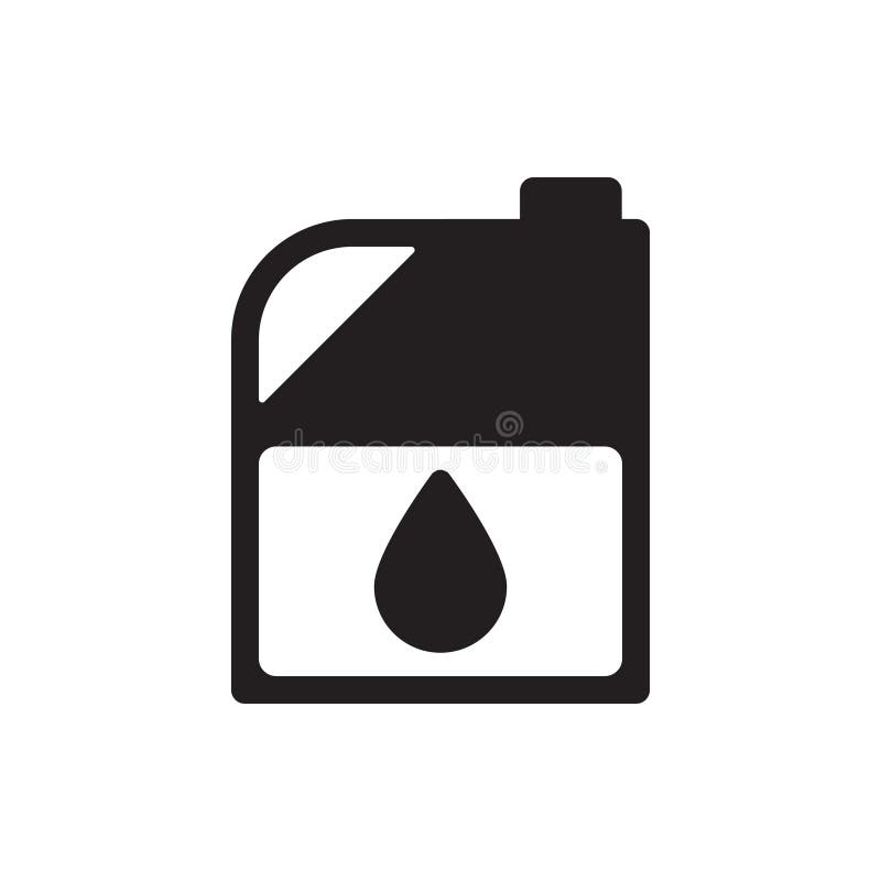 Gallon Icon - Diesel Can Icon - Oil Can Icon Stock Vector ...
