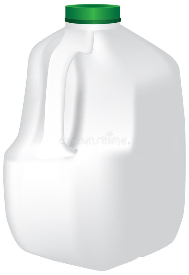 Gallon jug of milk stock vector. Illustration of food - 116257469