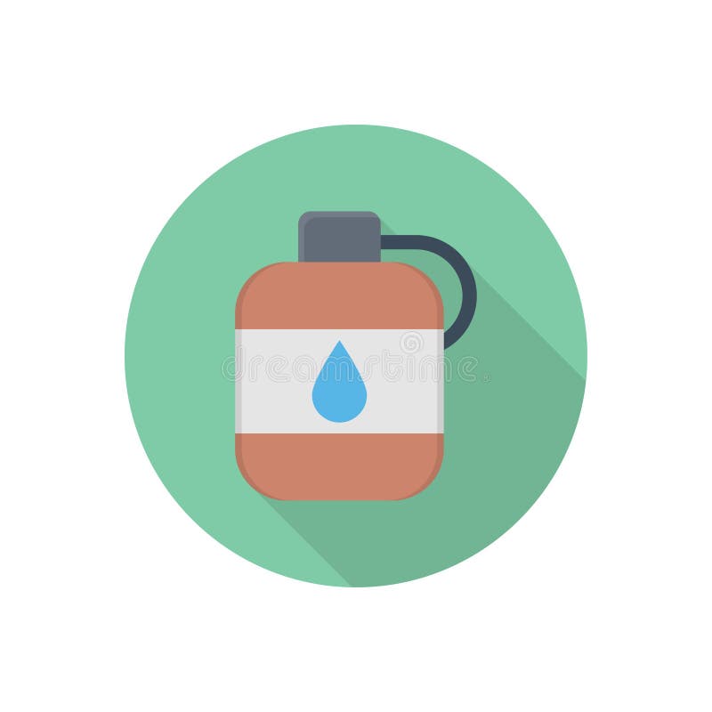 Gallon Vector Flat Colour Icon Stock Vector - Illustration of ...