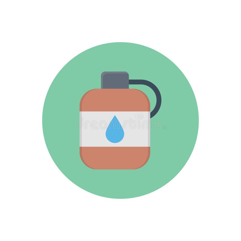 Gallon Vector Flat Colour Icon Stock Vector - Illustration of business ...