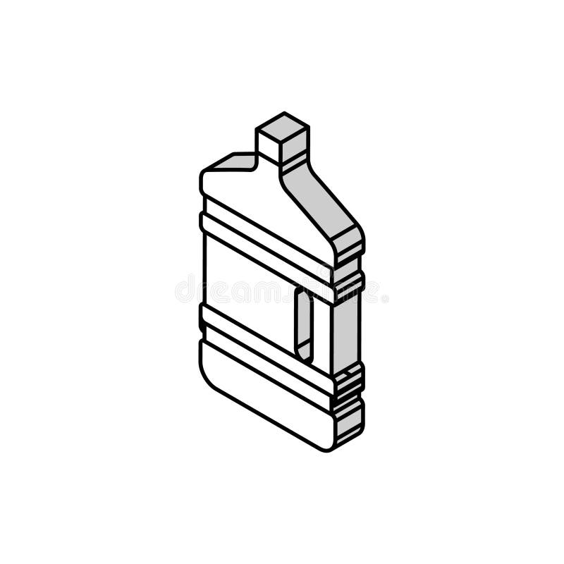 Gallon Water Isometric Icon Vector Illustration Stock Vector ...