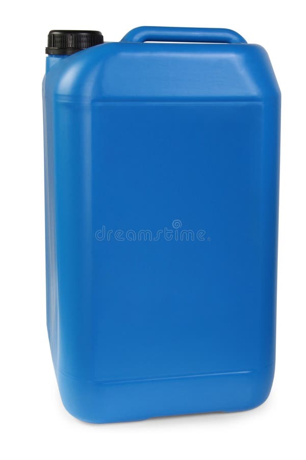 Gallone Della Plastica Di Blule Fotografia Stock - Immagine di grande ...
