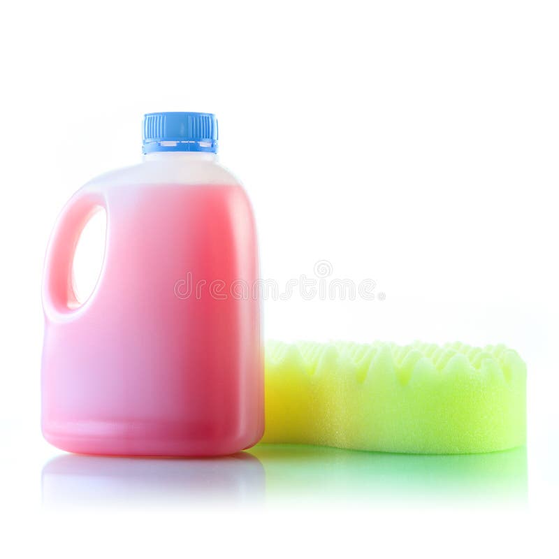 Gallons Bottle of Pink Liquid Stock Image - Image of pink, containers ...
