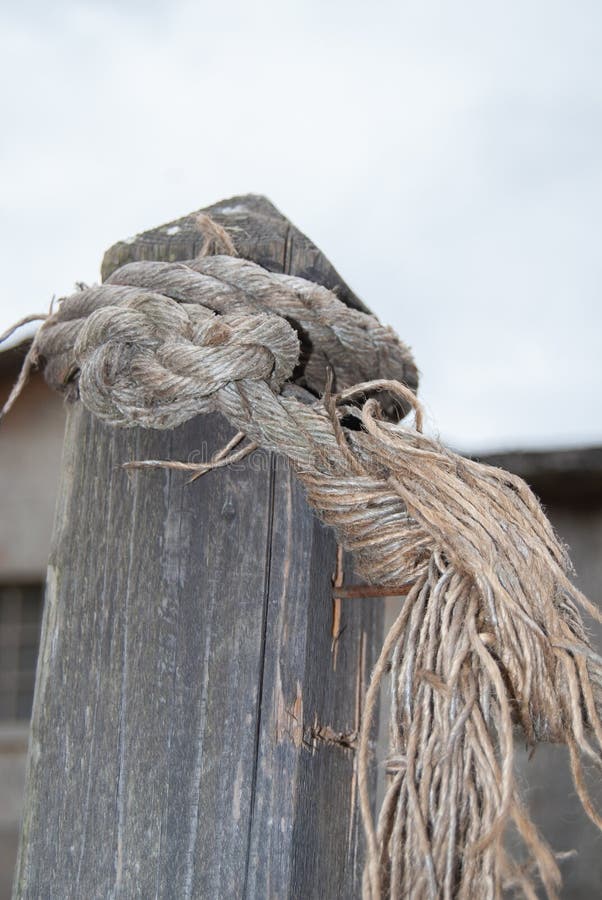 A Gallows with a Broken Rope Stock Image - Image of hope, failure ...