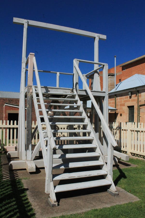 Old prison gallows stock image. Image of hanging, lynch - 11636499