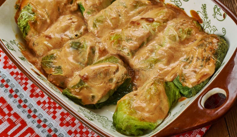 Galumpkis polaco foto de archivo. Imagen de hoja, tapa - 118337544