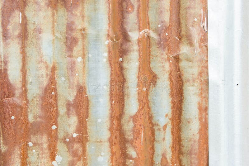 Galvanized Corrugated , Rusty Texture , Rust on Zinc Background Stock ...