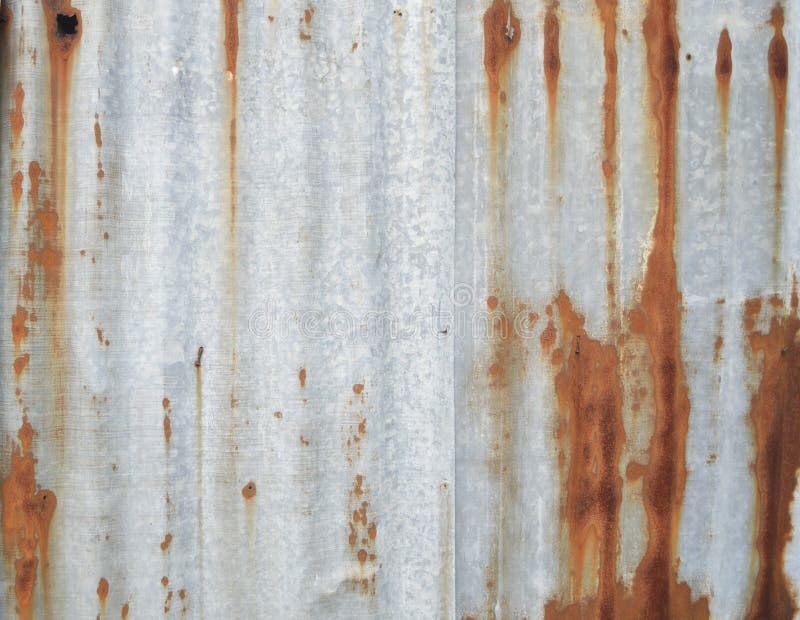Galvanized iron plate stock photo. Image of fence, grunge - 32887466