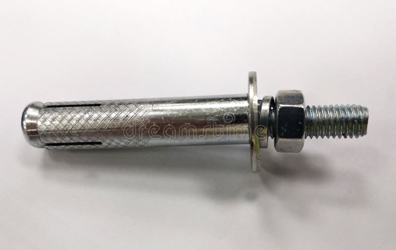 Galvanized Iron Wall Plug. Come with Nut and Washer Component Stock ...