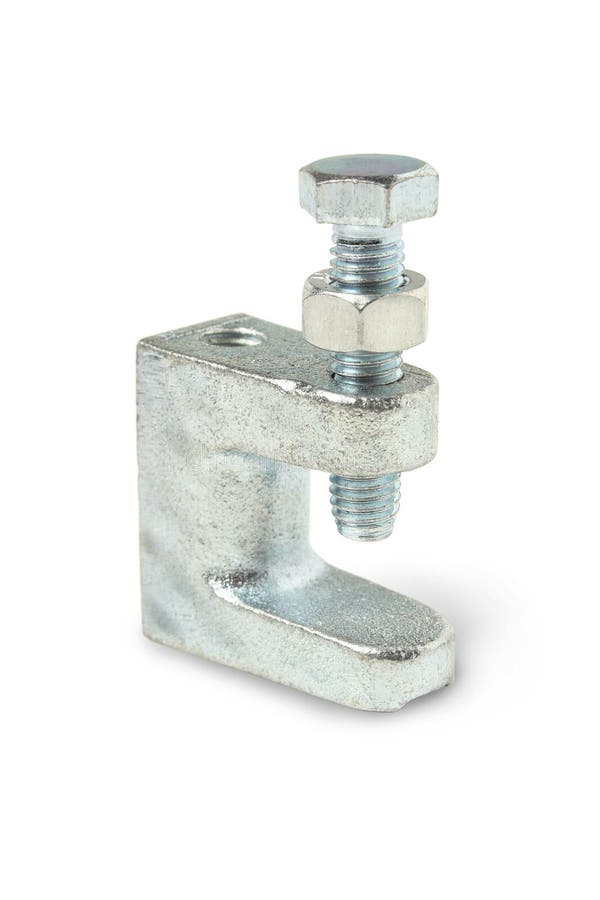 Galvanized metal clamp stock image. Image of industrial - 145753847