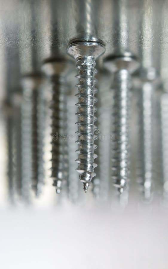 Galvanized Self-tapping. Construction Design Abstraction. Industrial ...