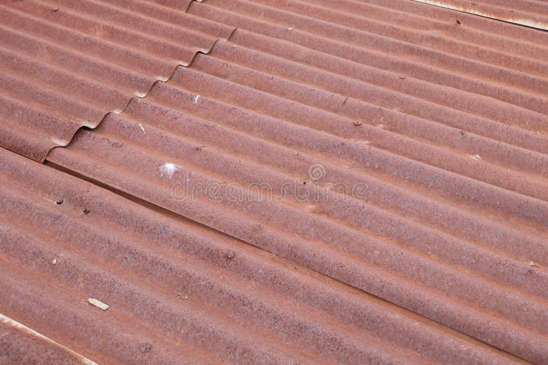 Galvanized Sheet Texture with Rusty Orange Color, Old Zinc, Image for ...