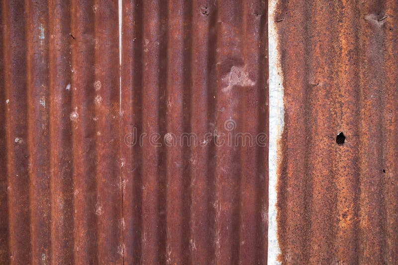 Galvanized Steel Sheet, Rusted Surface Background. Stock Image - Image ...