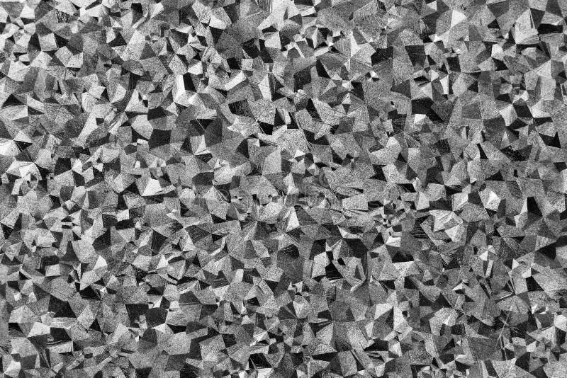 Galvanized Steel Texture. Granular Structure of Zinc Spangles Stock ...