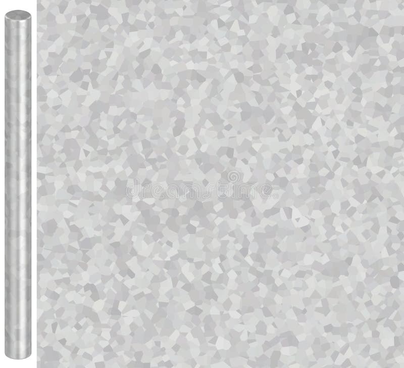 Galvanized Steel Texture (for Metal Tubes) Stock Illustration ...