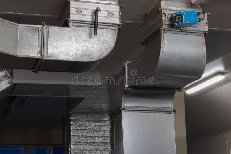 Ventilation shafts stock photo. Image of closeup, industrial - 154230710